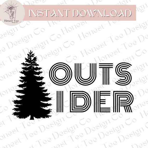 Outsider PNG for SUBLIMATION & SVG. Outdoors Boho Design - Etsy