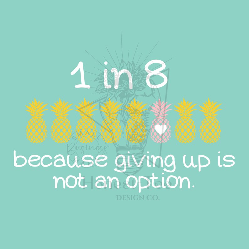 1 in 8 Infertility Pineapple - PNG and Svg for Sublimation, IVF, IUI ...