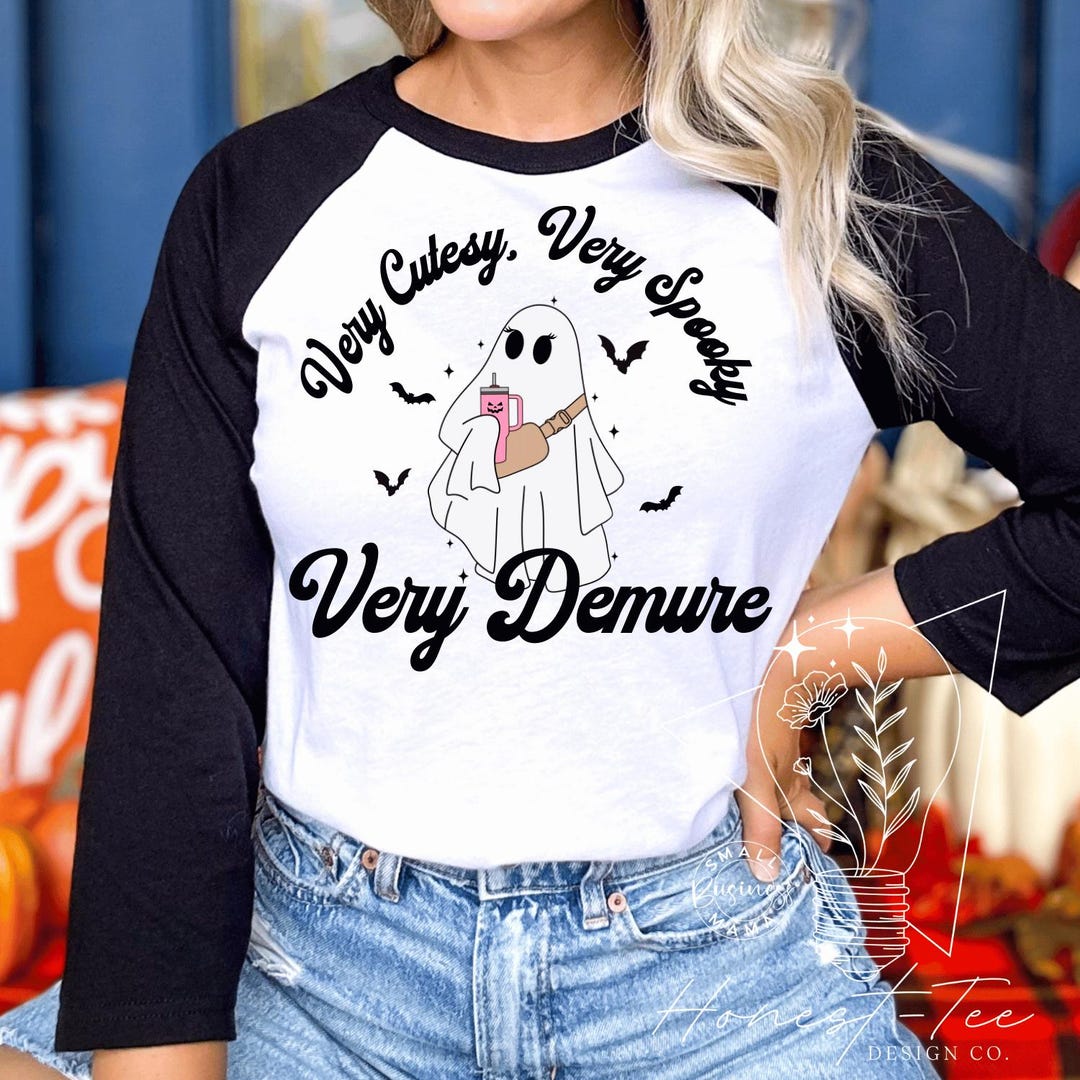 Very Cutesy, Very Spooky, Very Demure - PNG for Sublimation. Halloween ...
