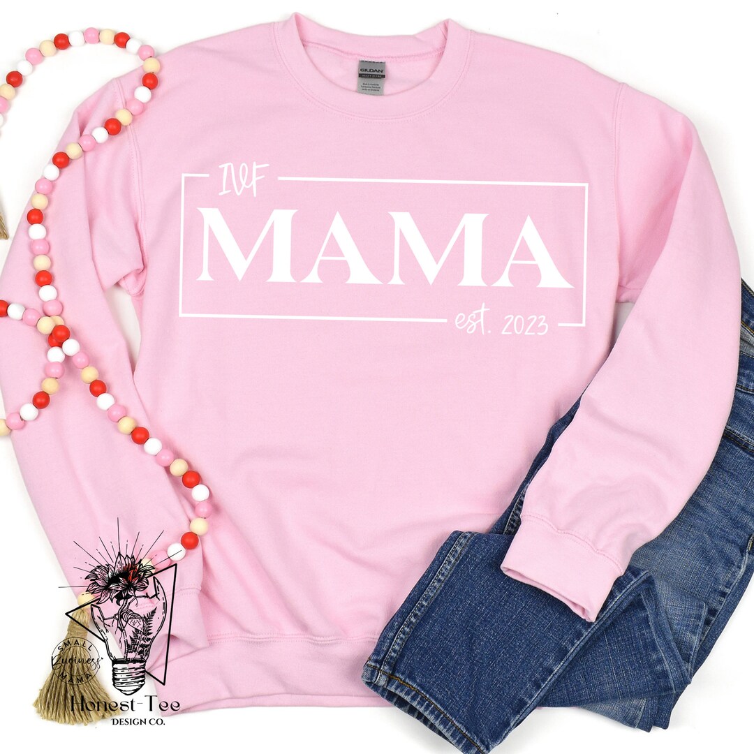 IVF Mama Mom Established 2023 Simple Line Art - PNG and Svg for ...