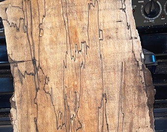 Spalted Maple Live Edge Lumber Slab Craft Art Project 30 1/2 Long 9 1/4 ...