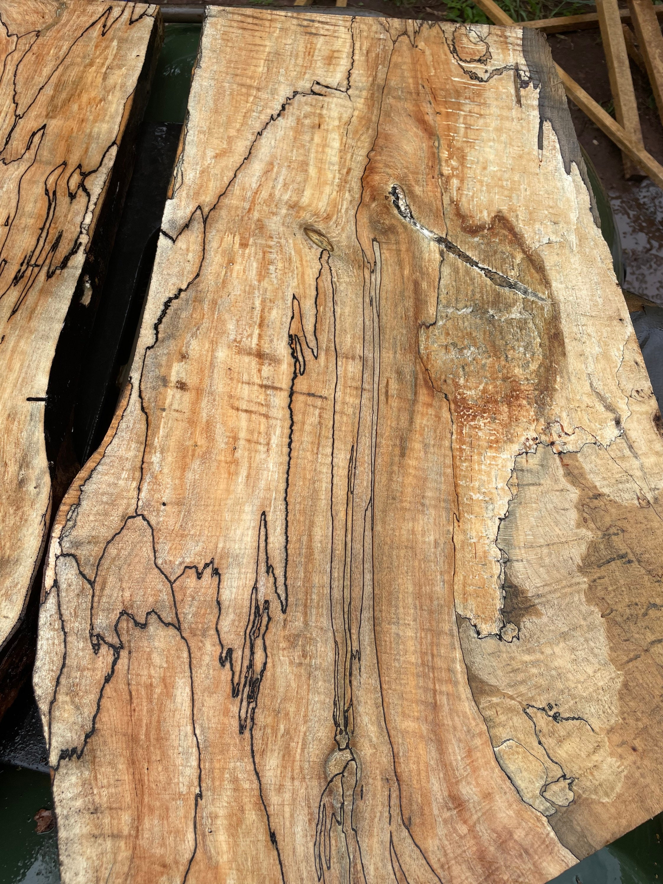 Spalted Maple Book Matched Set 1101 - Etsy