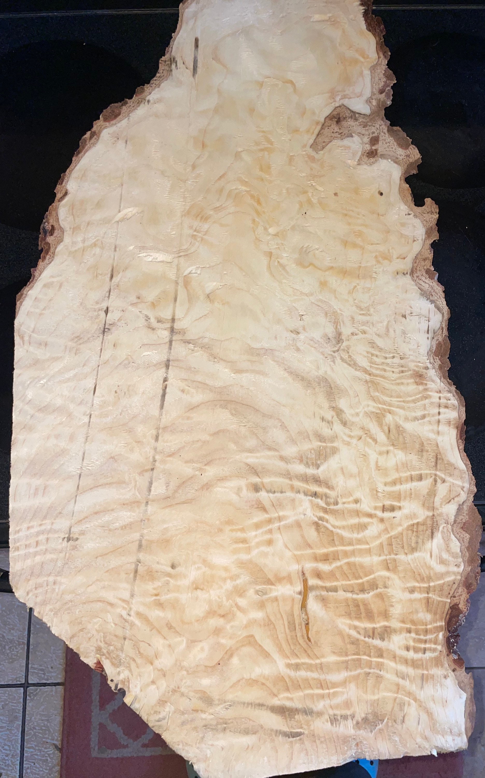 Curly Pine Slab 1547 - Etsy