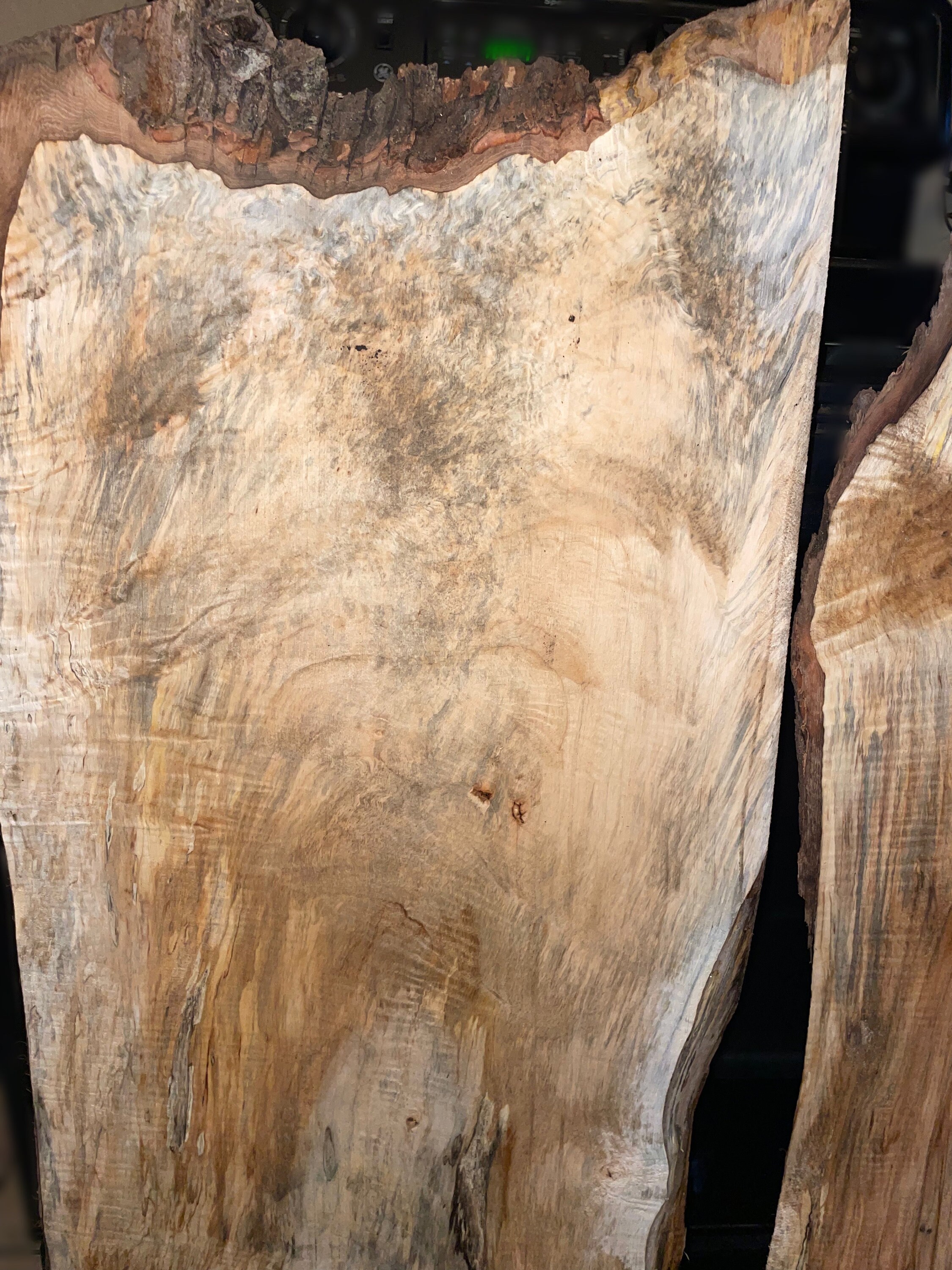 Spalted & Curly Maple Slabs (2 Pc Set) #1871 - Etsy