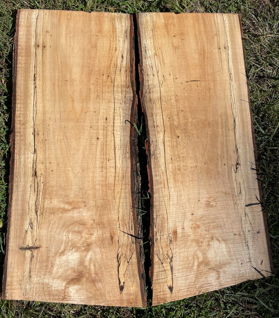 Book Matched Spalted Maple Slabs #1182 - Etsy