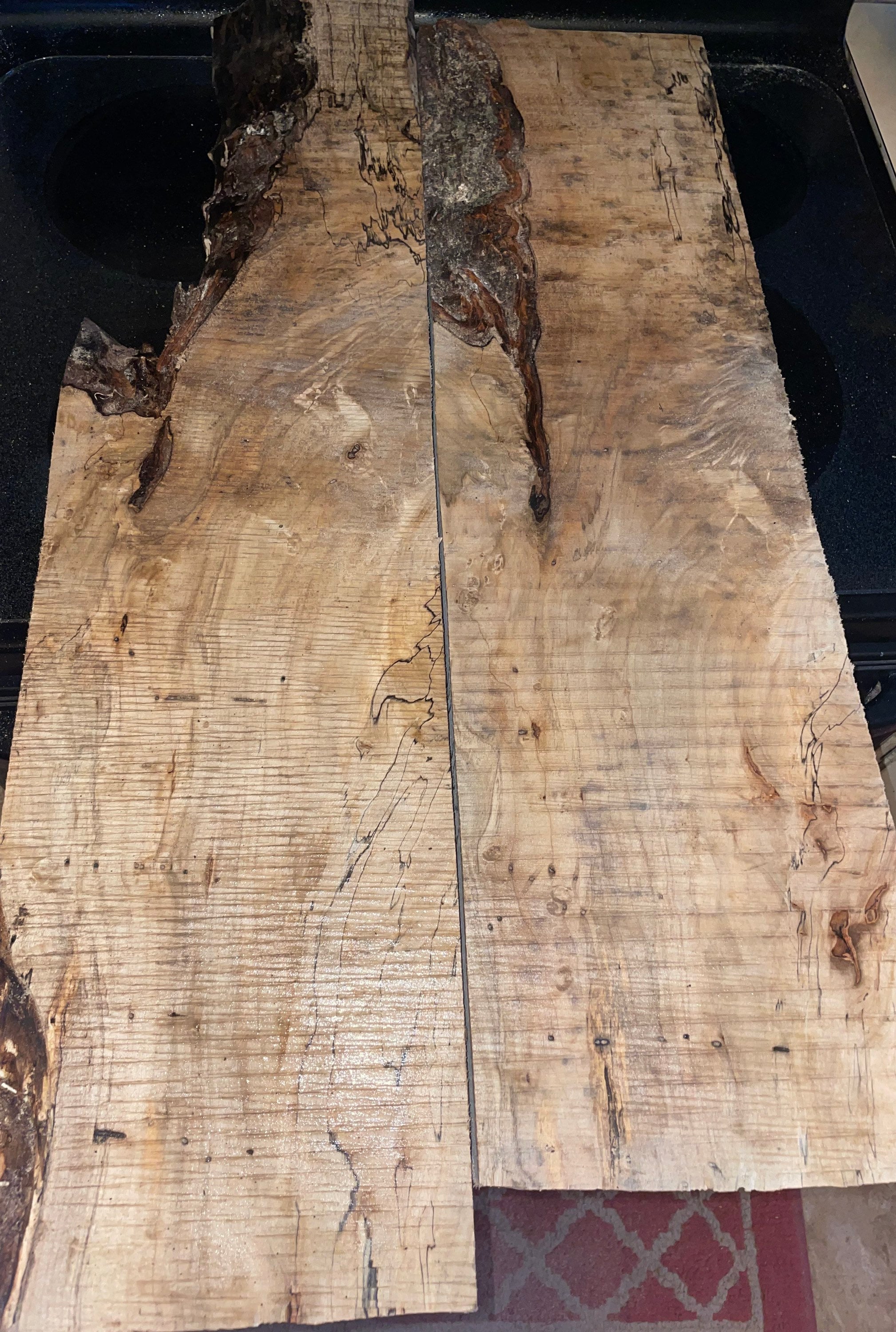 Spalted Maple 2 Pc Set 1291 - Etsy
