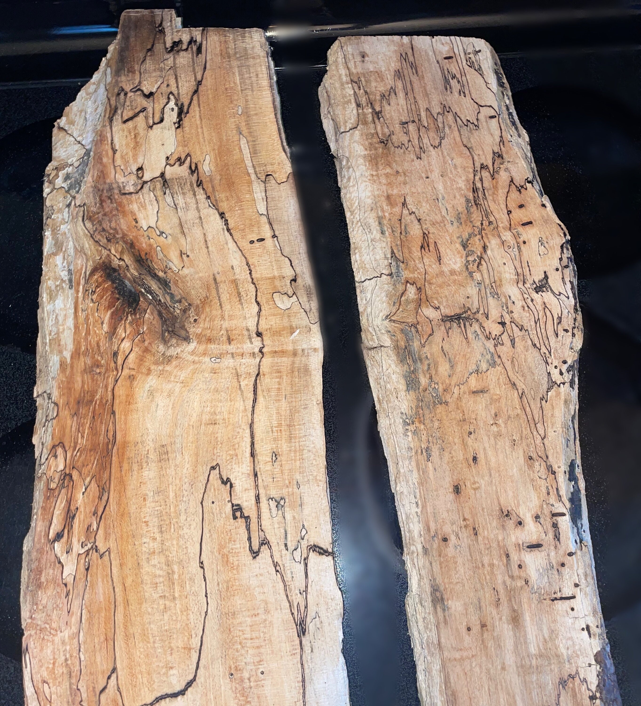 Spalted Maple Set #1887 - Etsy