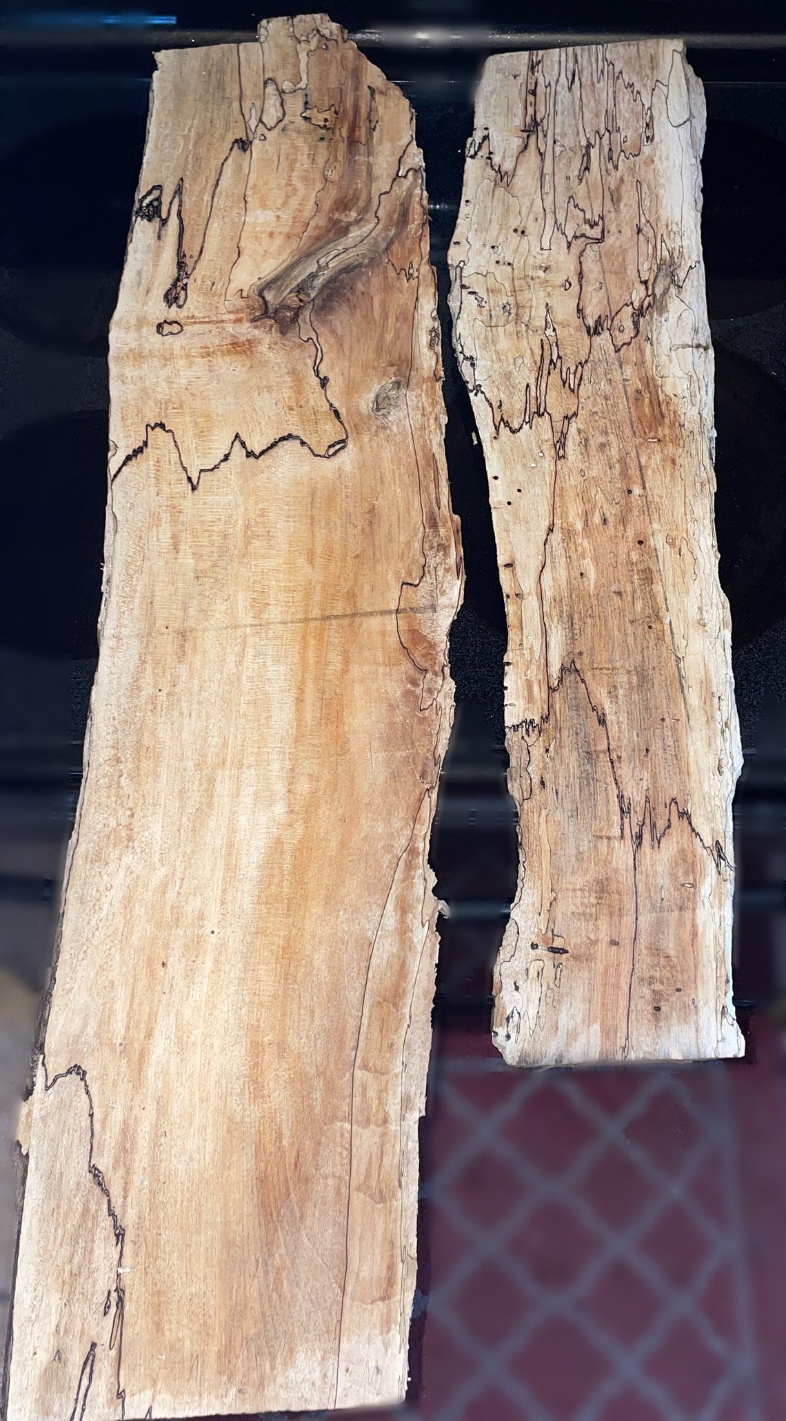 Spalted Maple Set #1887 - Etsy