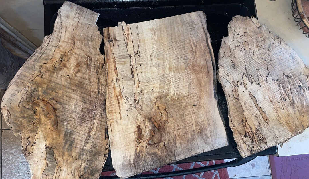 Spalted Maple Craft Bundle (3 Pc Set) #1299 - Etsy