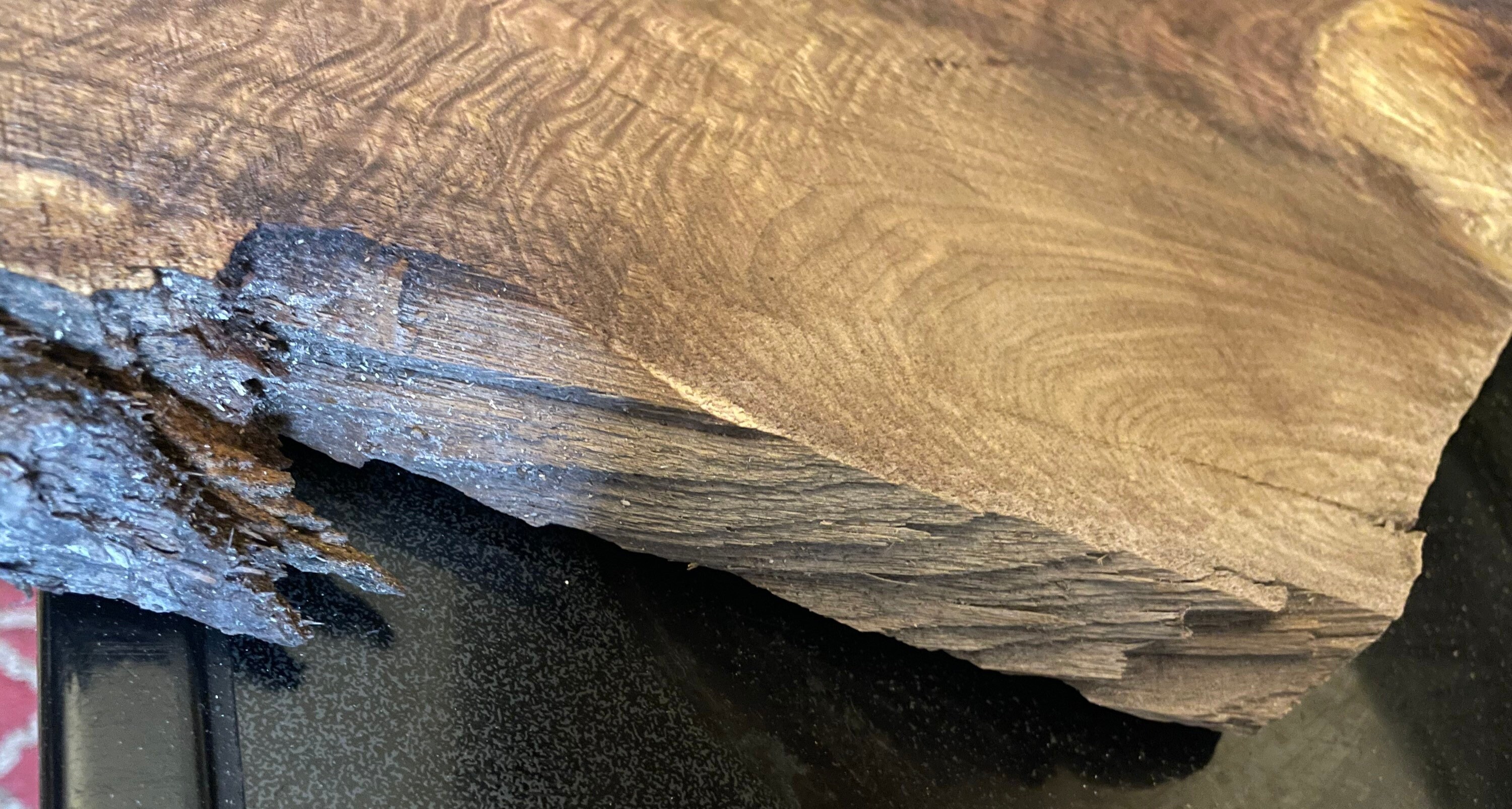 Curly Walnut Slab With Crotch Grain 1511 - Etsy