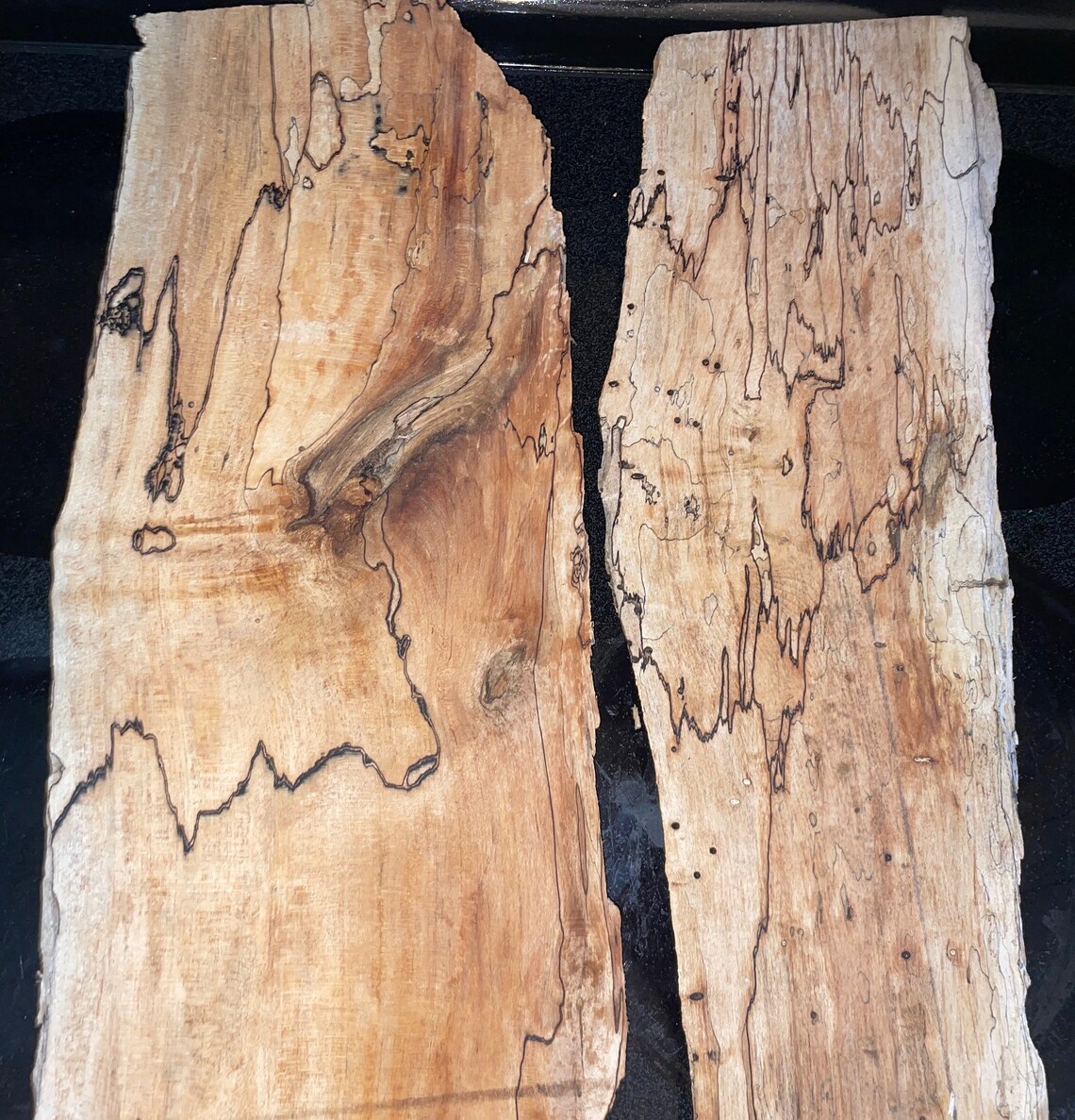 Spalted Maple Set #1887 - Etsy