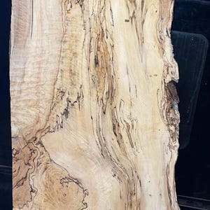 Spalted & Curly Maple Slab #1983 - Etsy