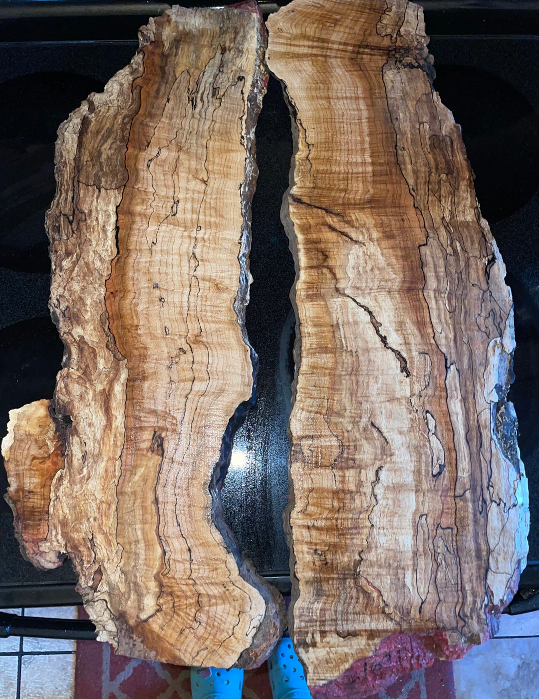 Spalted Maple Slabs 2 Pc Set 1694 - Etsy