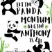 Panda Birthday Invitation, Editable Panda Birthday Party Invite, Pandas ...