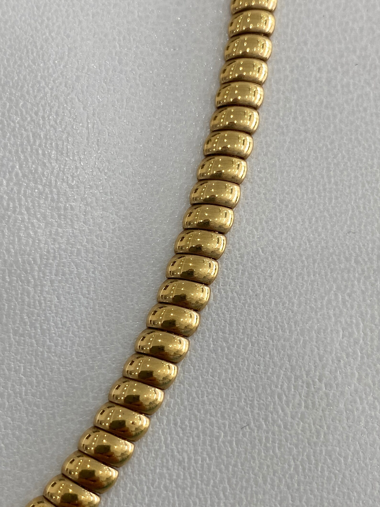 San Marco Choker Chain 18K Solid Yellow Gold Necklace 13.5 Inch Length ...