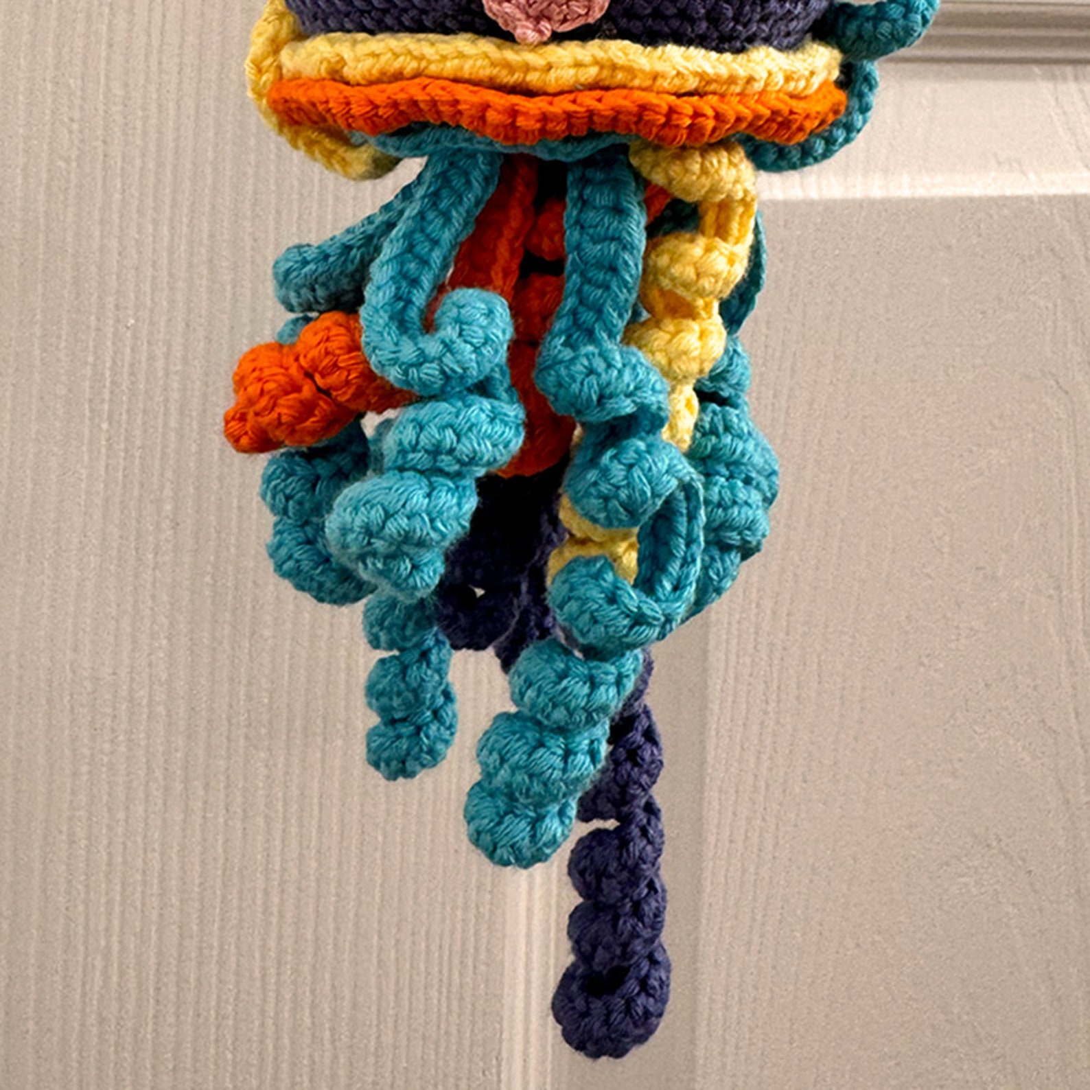 Crochet PATTERN Colourful 'oh No' Face Jellyfish - Etsy
