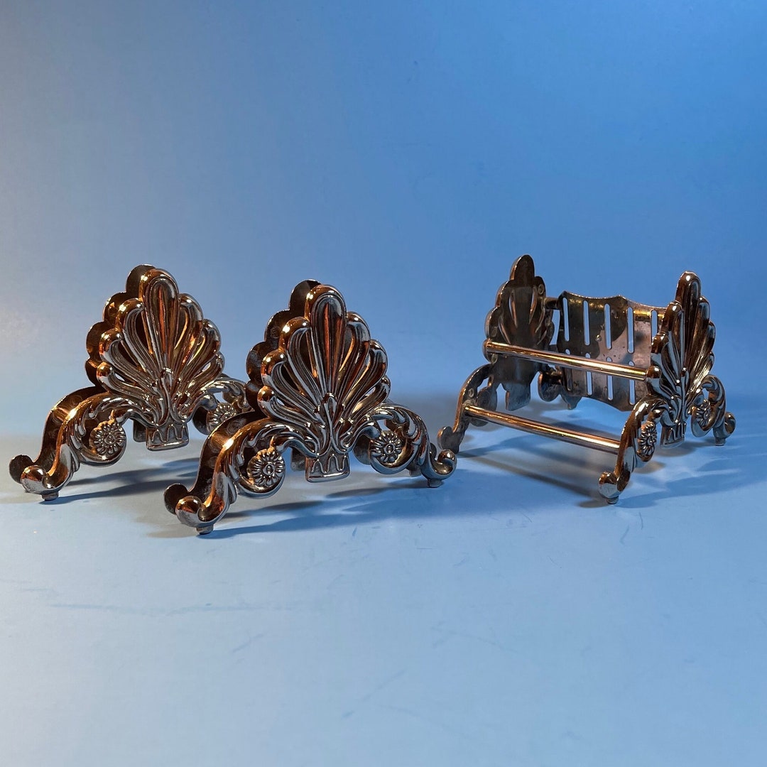 Vintage Silverplate Silverware Holder Buffett Utensil Holder Spoon Rest ...