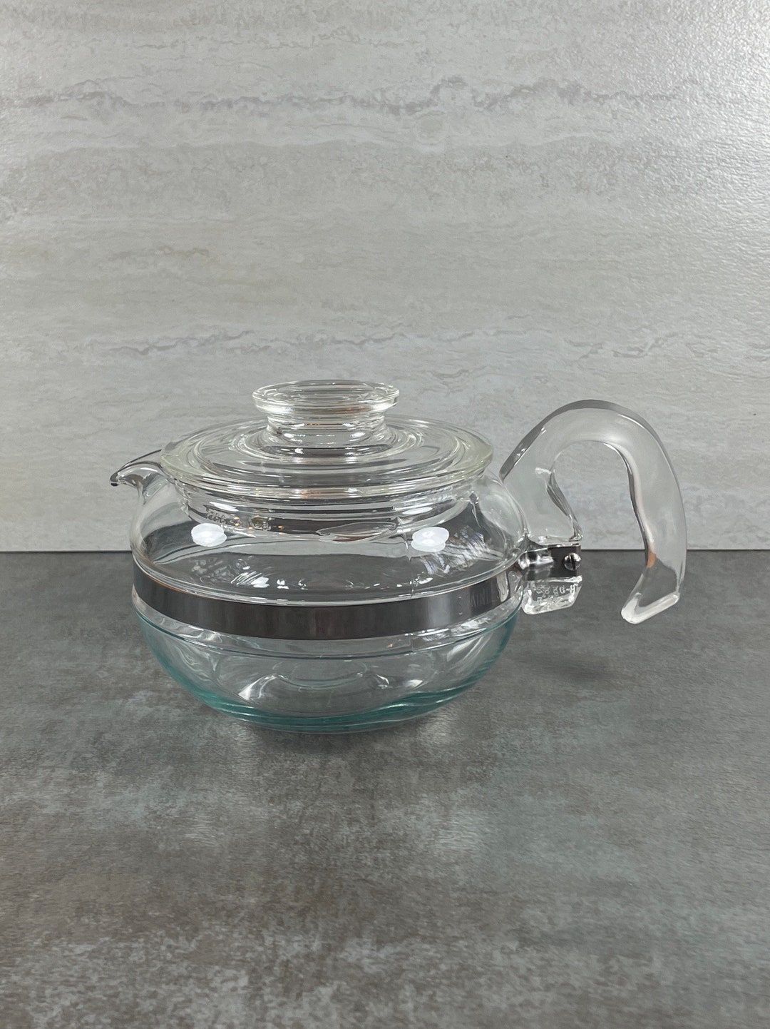Pyrex Flameware 6 Cup Glass Teapot - MCM Kitchenware - Antique Teapot ...