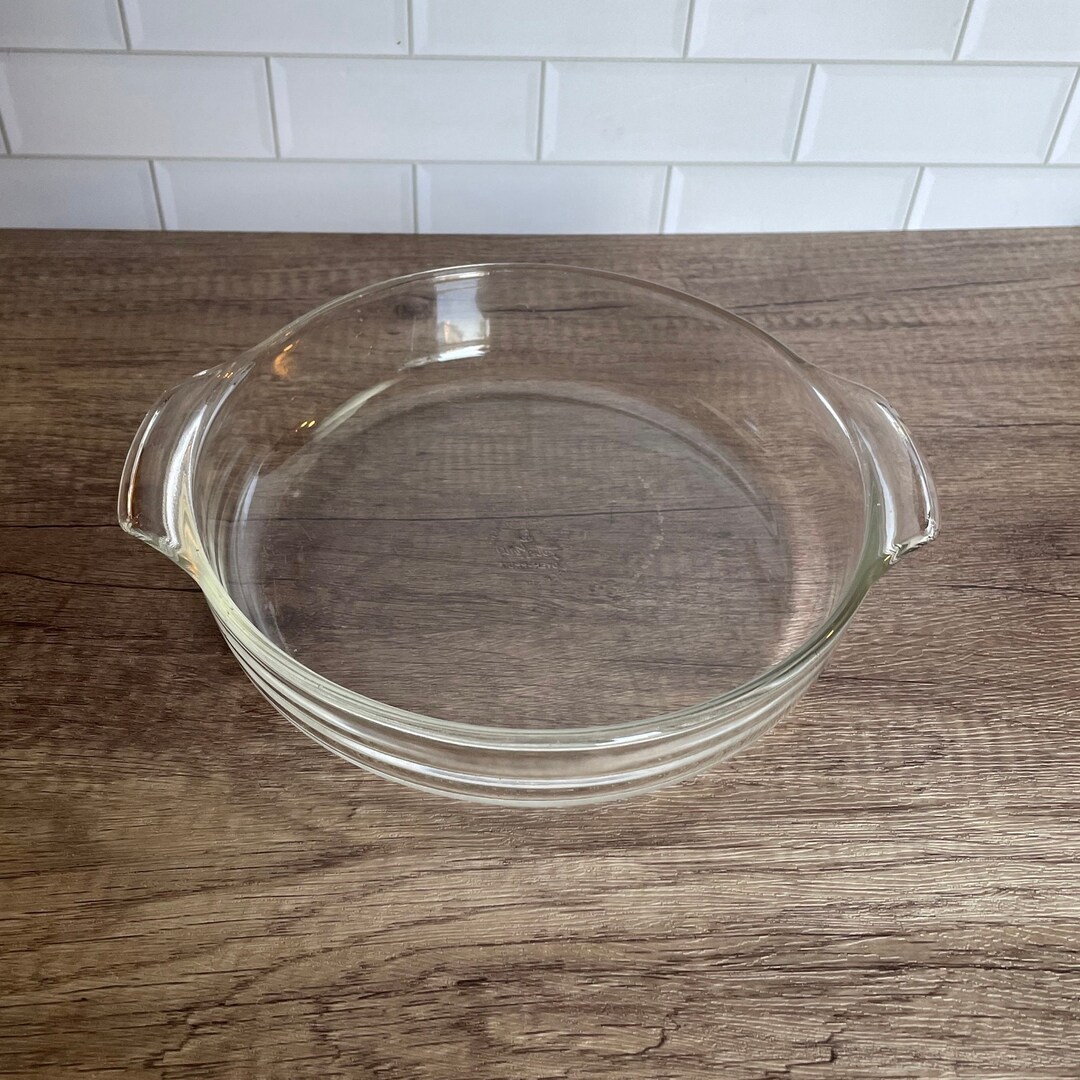 Vintage Fire King Anchor Hocking # 429 9” Cake Pan With Handles - Glass ...