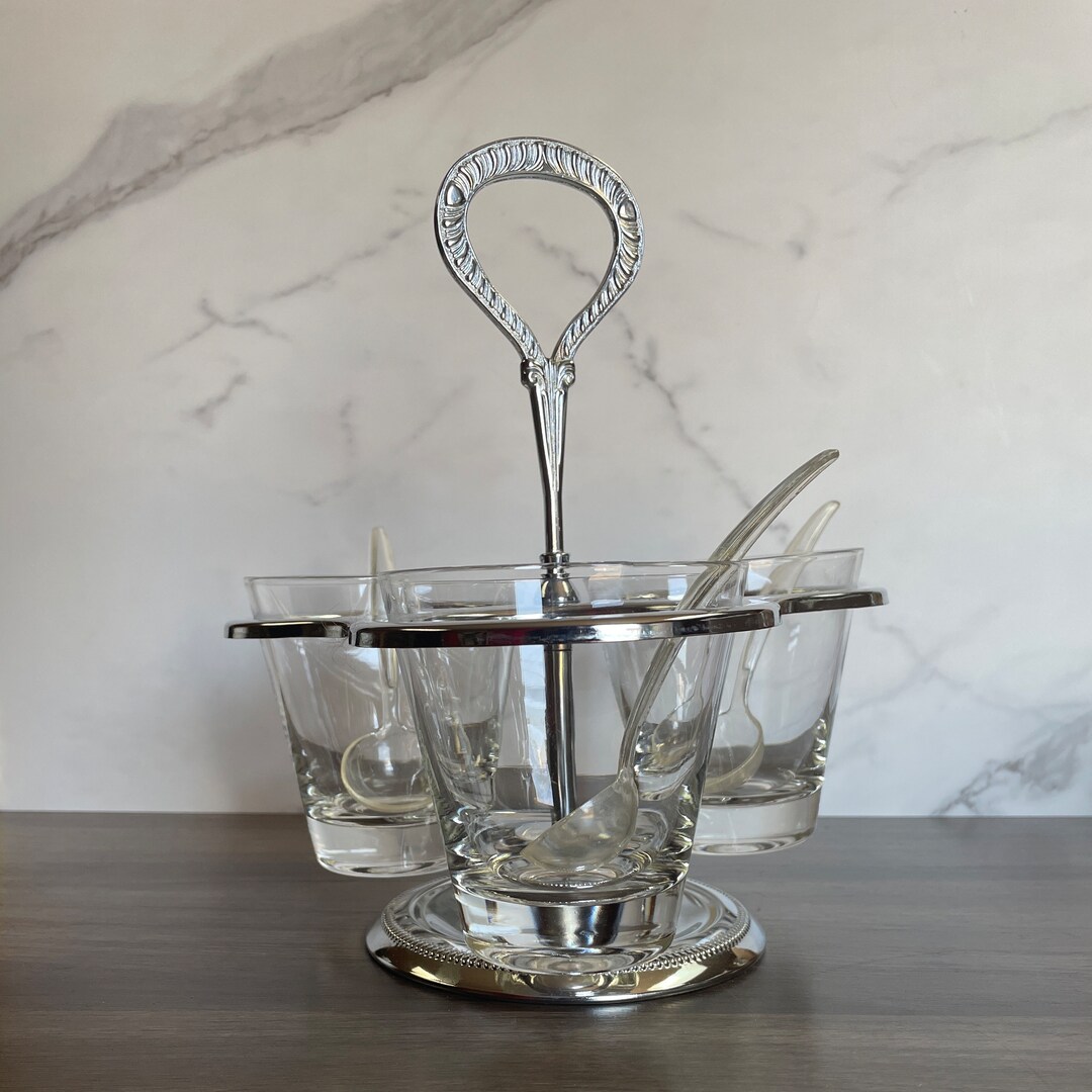 MCM Kromex Condiment Caddy MCM Condiment Dish Midcentury Condiment ...