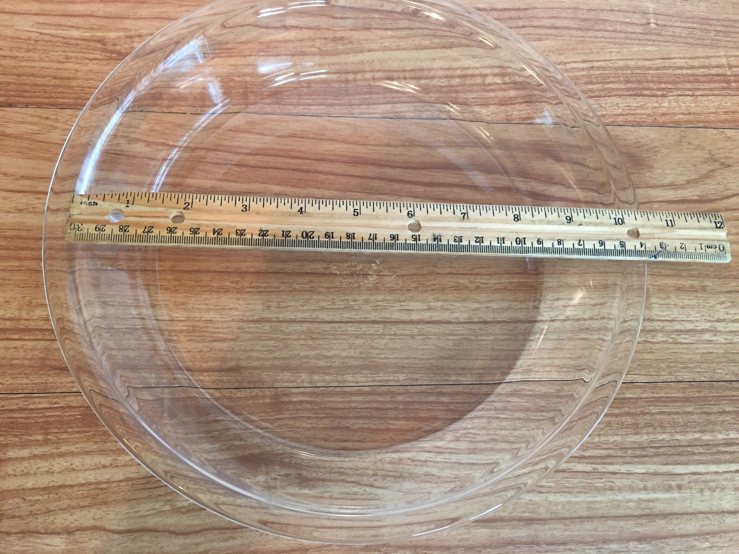 Pyrex 10” “high” Deep Dish Pie Plate Clear Glass Pyrex #210 Vintage Pie ...