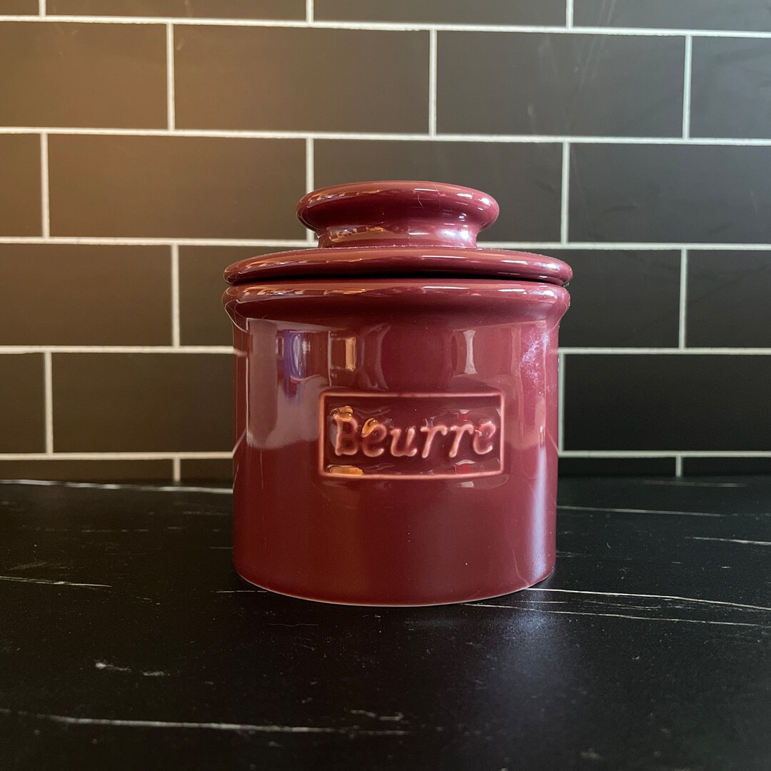 L Tremain Paprika Red Butter Bell Burgandy Butter Dish Butter Keeper - Etsy