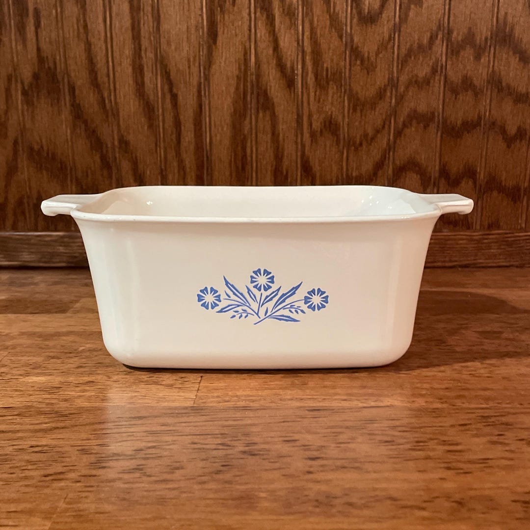 Corning Ware Blue Cornflower Utility Dish - Loaf Pan P-4 1960’s - 1970 ...