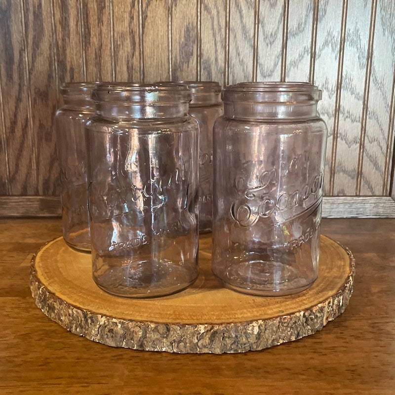 Purple Mason Jars - Etsy
