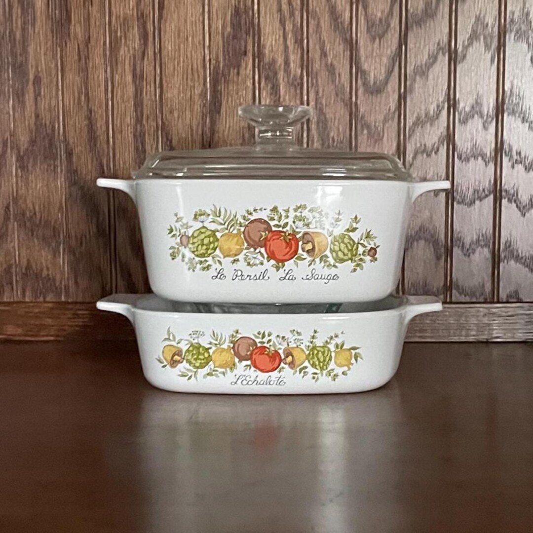3 Piece Gift Set Corning Ware Spice of Life Casserole Dishes ...
