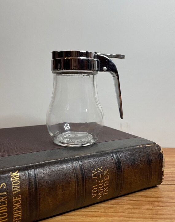 Vintage Mini Dripcut Glass Syrup Dispenser Restaurant Style | Etsy