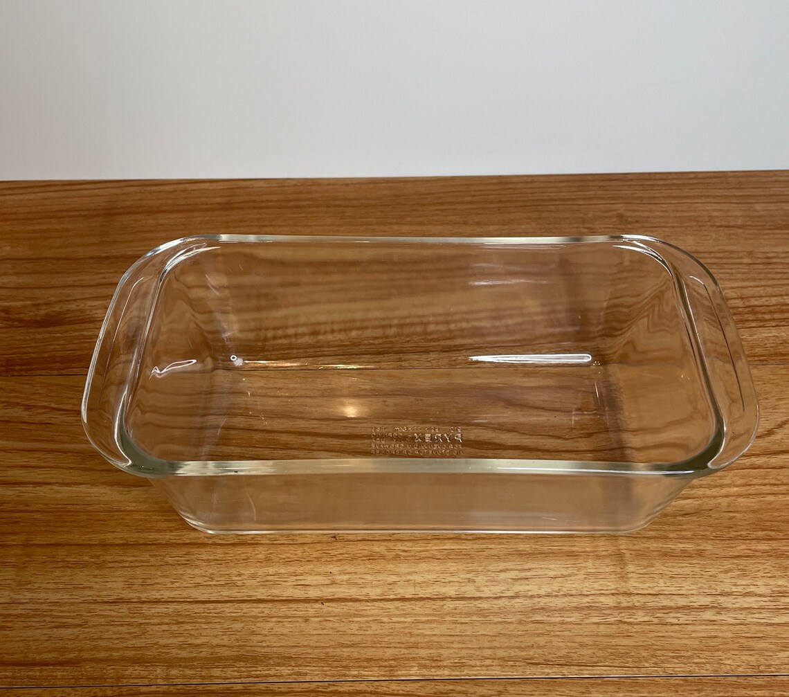 Vintage Pyrex Clear Glass Loaf Pan Collectible Pyrex Bread Pan - Etsy