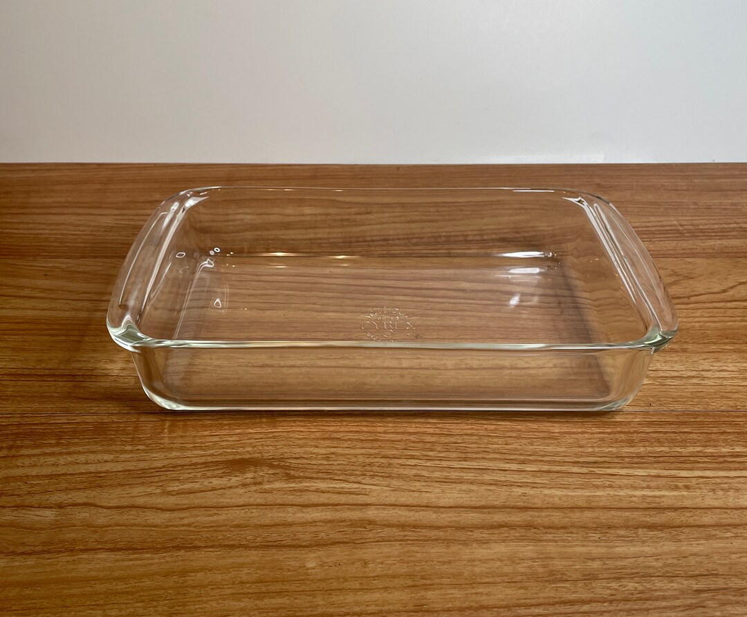 Vintage Pyrex 10 X 6 231 Brownie Pan 1 1/2 Quart Casserole Dish Clear ...