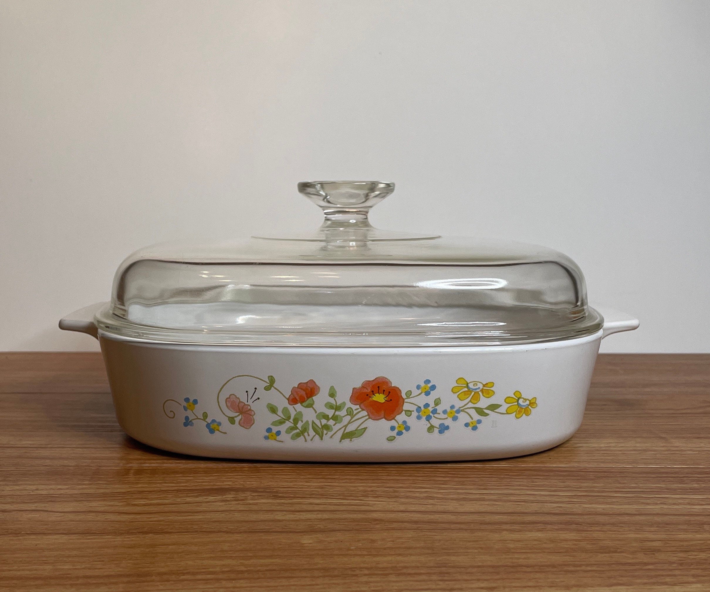 Corning Ware wildflower 2.5 Liter Casserole Dish | Etsy