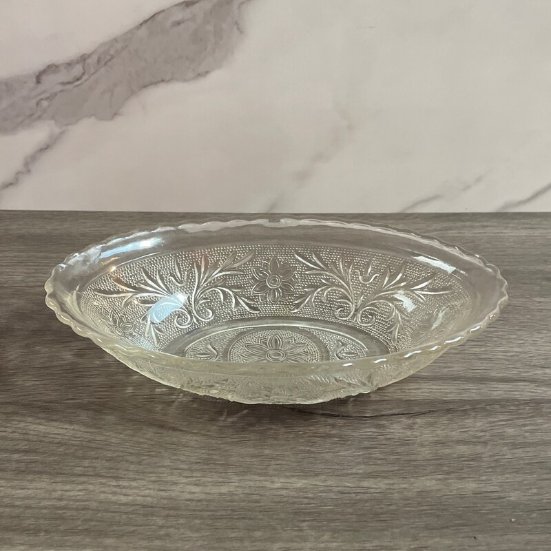 Small Oval Glass Bowls - Etsy