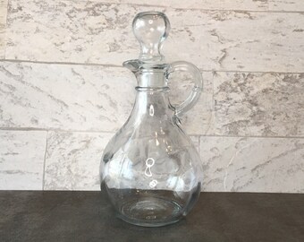 Vintage Good Seasons Glass Cruet Oil and Vinegar Bottle With Plastic ...