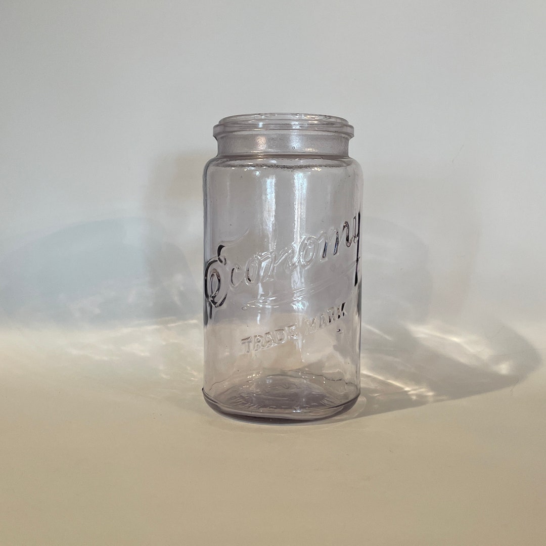 Antique Purple Kerr Economy Mason Jar - Farmhouse Decor - Canning Jar ...