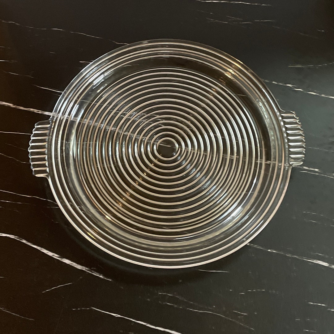 Anchor Hocking Manhattan 14 Cake Plate Vintage Torte Plate Dining and ...