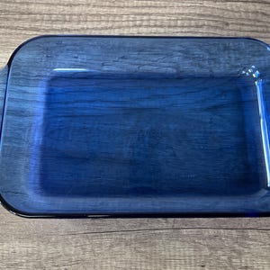 Pyrex 7 X 11 Brownie Pan Casserole Dish #232 - Vintage Cobalt Blue ...