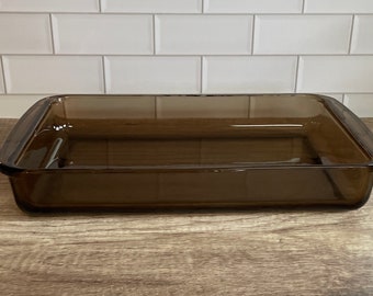 Pyrex 8 X 8 Brownie Pan Casserole Dish Vintage Cobalt Blue Pyrex ...