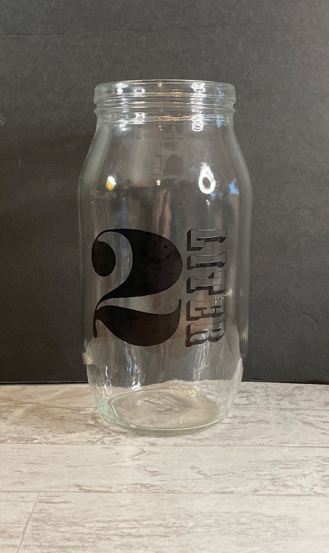 Vintage 2 Liter Jar - Retro Jar - 1/2 Gallon Jar - Retro 1970’s Kitchen ...