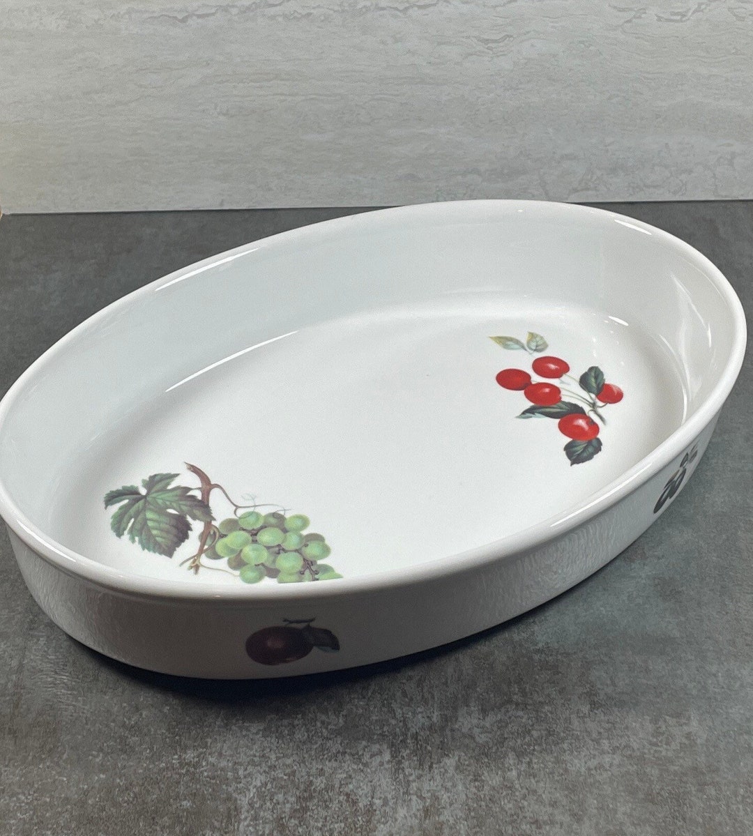Cordon Bleu Botanical Casserole Dish - White Ceramic Baker - Ovenware - Etsy