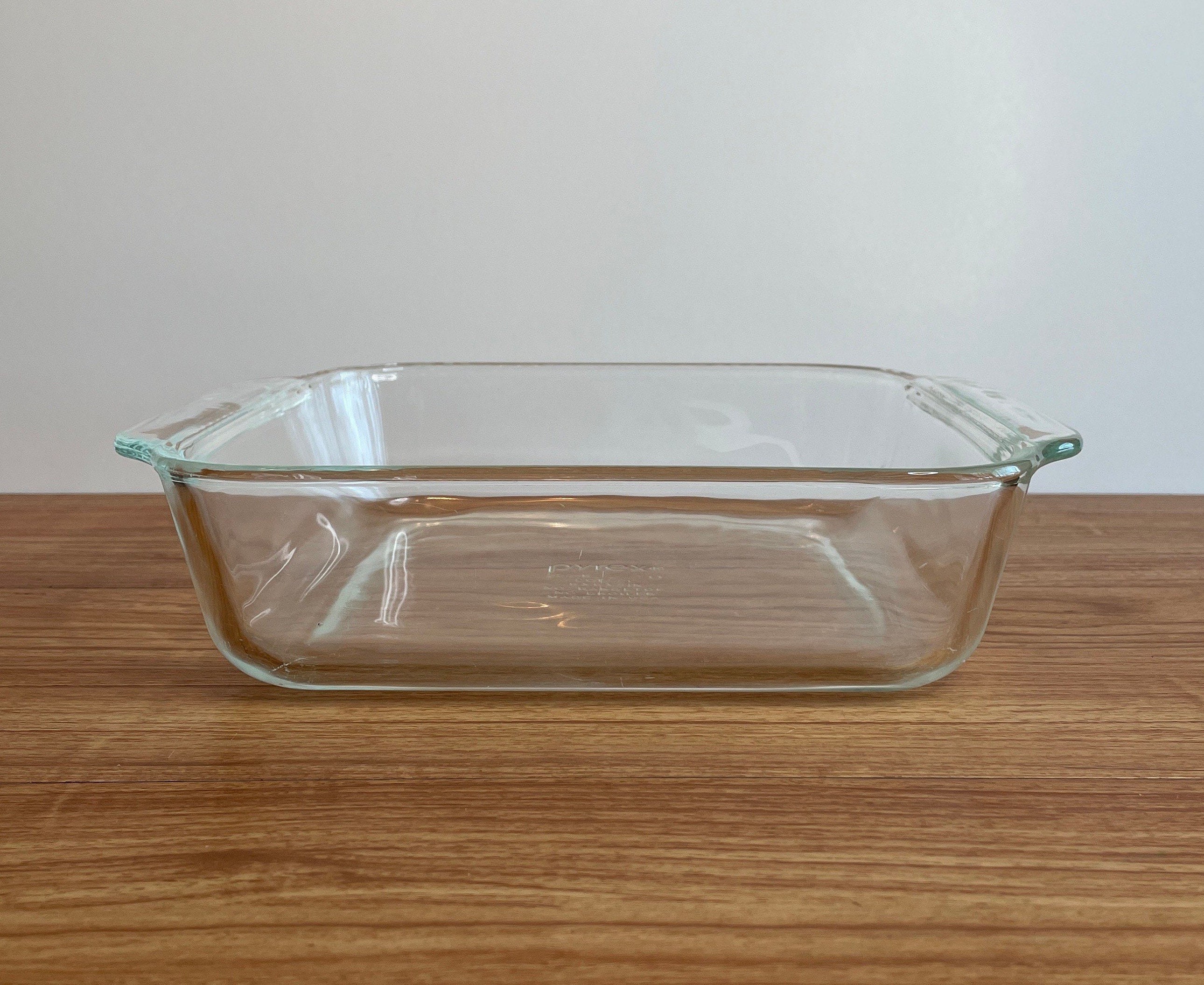 Pyrex 8 X 8 222-R Brownie Pan Square Casserole Dish Vintage - Etsy