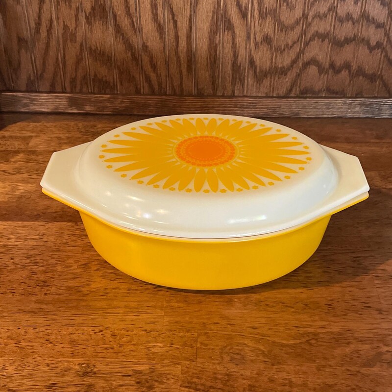Pyrex Sunflower - Etsy