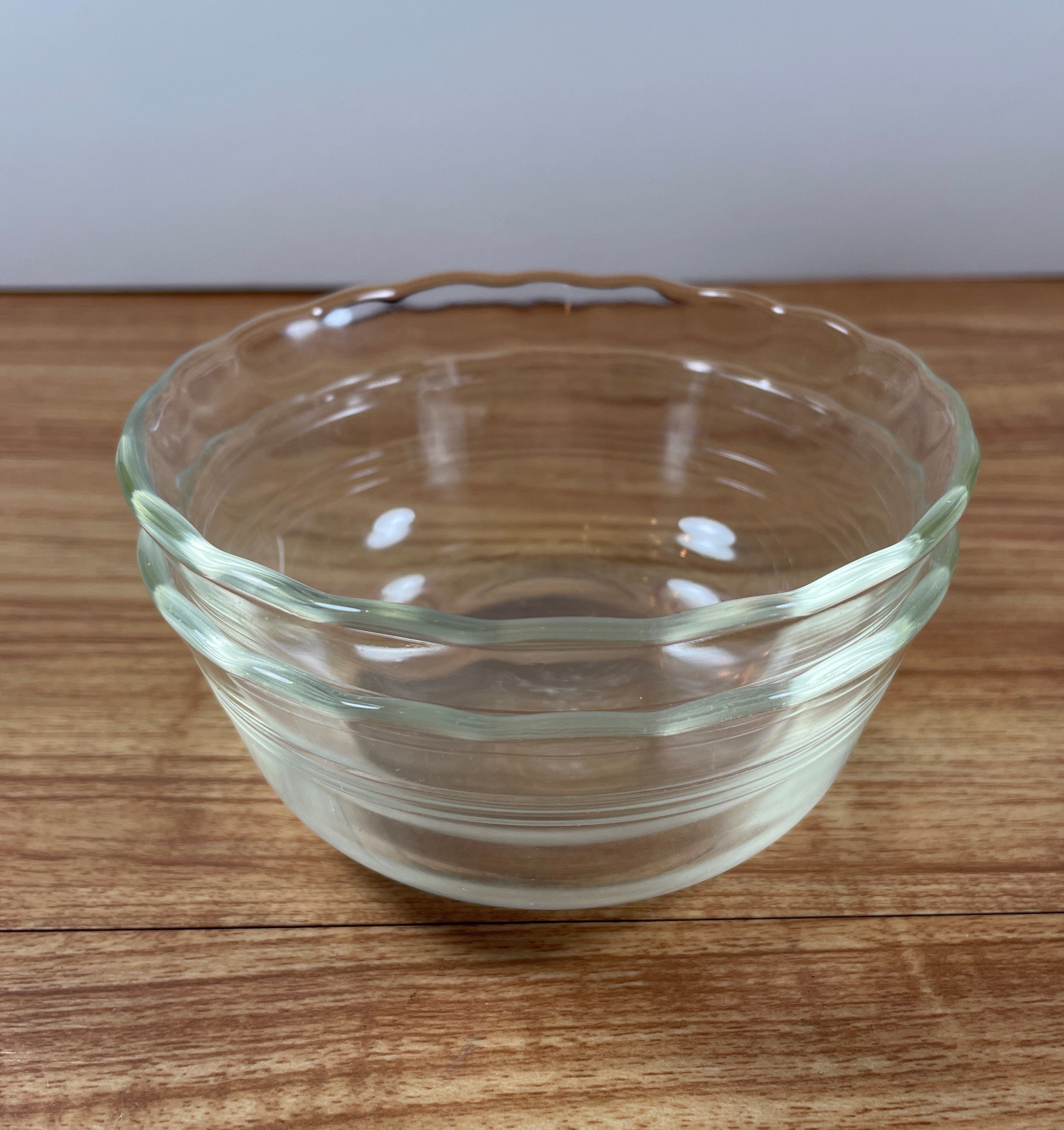 2 Pyrex Clear Glass Large Ramekins 1940-1950s Era Small - Etsy