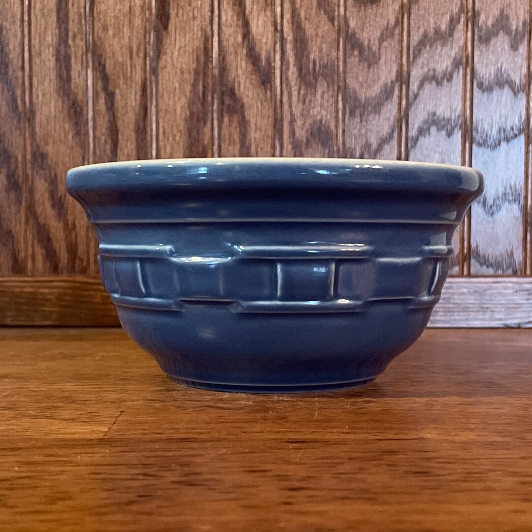 Longaberger Pottery Woven Traditions Small Cornflower Nesting Bowl ...