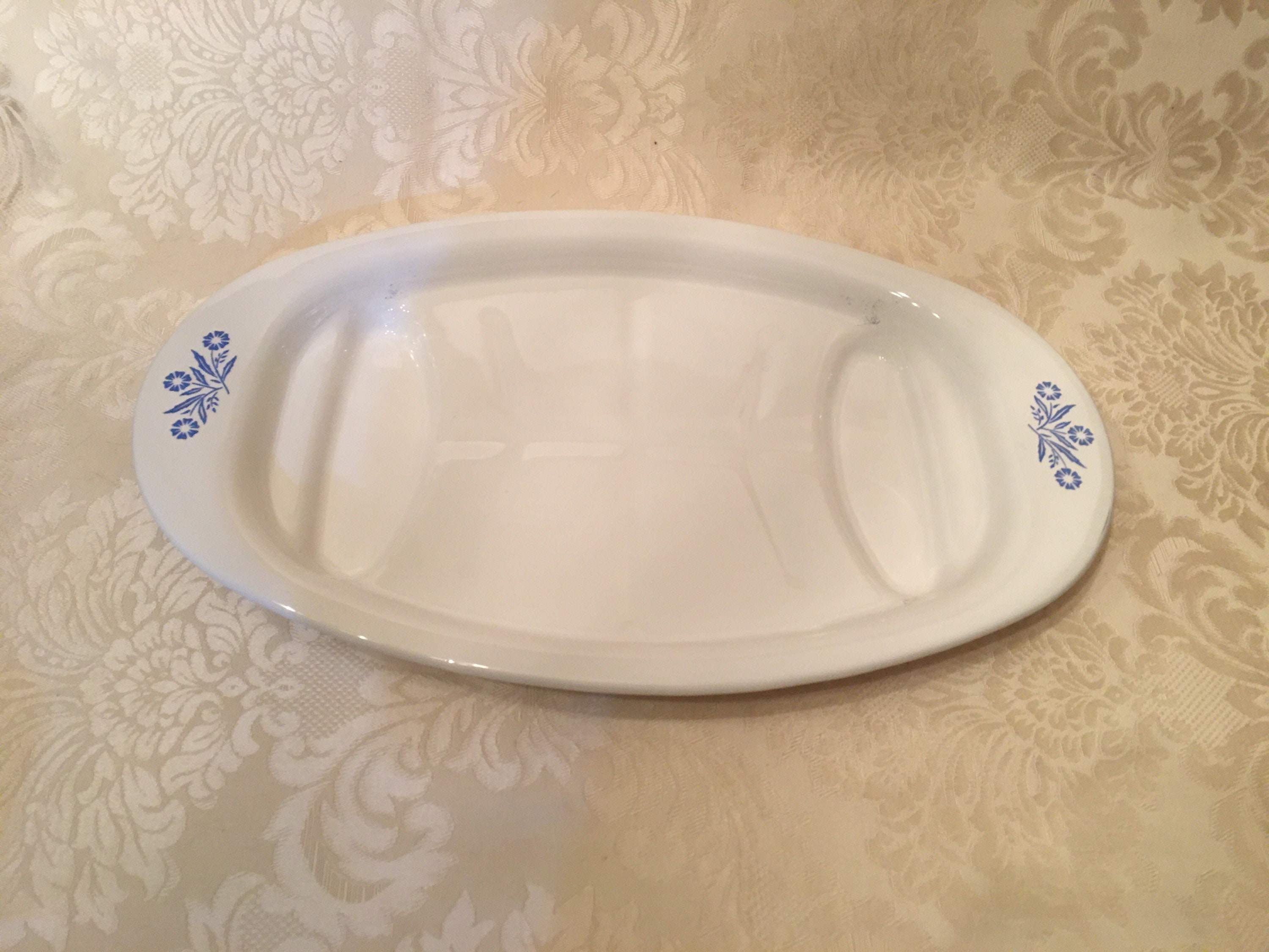 Corning Ware Cornflower Vintage Meat Serving Platter with | Etsy