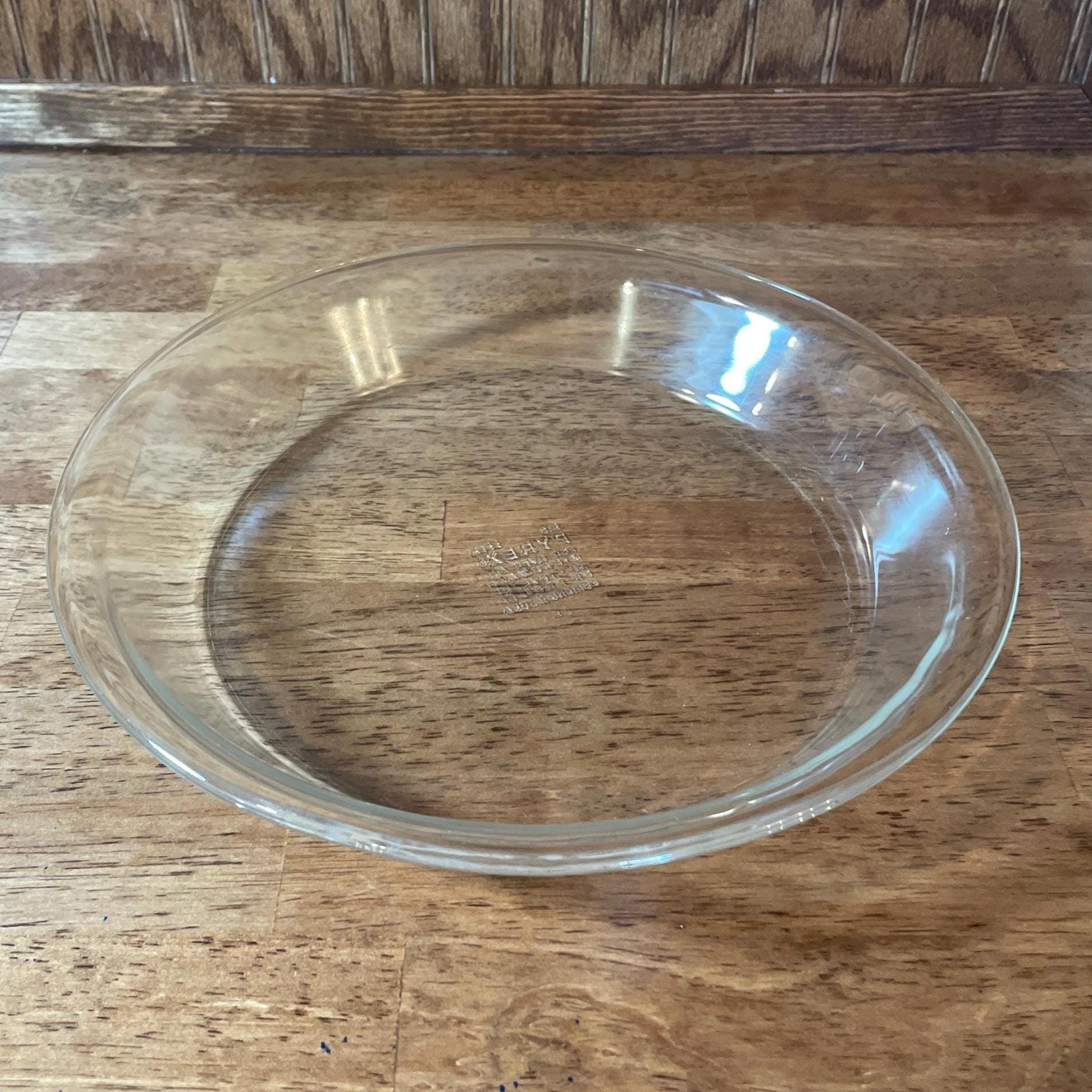 Pyrex 10” “high” Deep Dish Pie Plate Clear Glass Pyrex #210 Vintage Pie ...