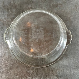 Pyrex 7” Fluted Pie Plate #207 - 1 Quart Pie Plate - Clear Glass ...