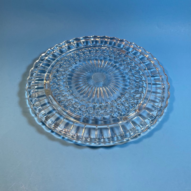 Glass Cake Plate - Etsy