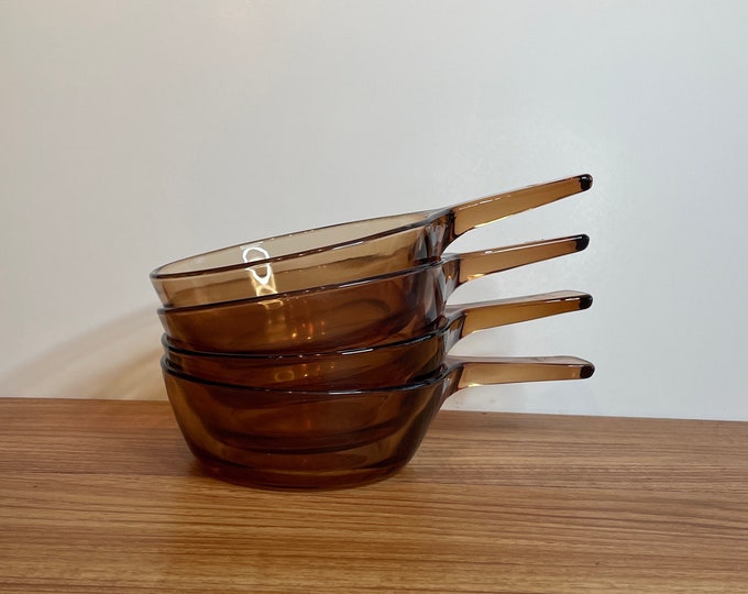 Pyrex .5 Liter Amber Visions Sauce Pot Vintage Pyrex Glass Cookware ...